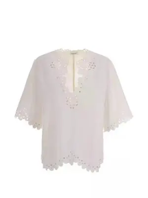 MARANT ETOILE Embroidered V-neck Top