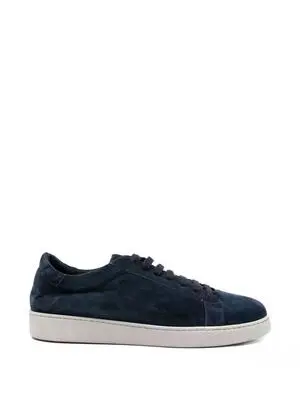 Eleventy Lace-up Suede Sneakers