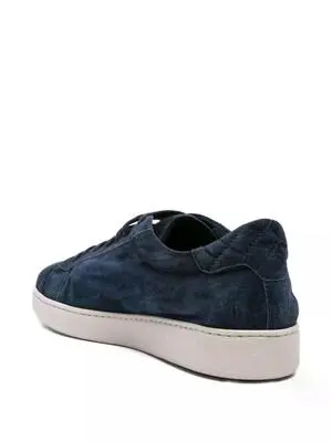 Eleventy Lace-up Suede Sneakers