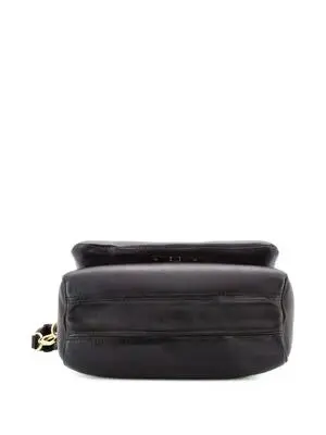 LOUIS VUITTON Twist Convertible Handbag Puffer Lambskin Mm - Black