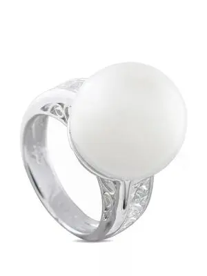 LB EXCLUSIVE Diamond And Pearl Ring