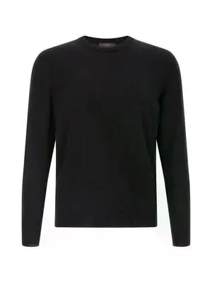 ZANONE Cotton Sweater - Black