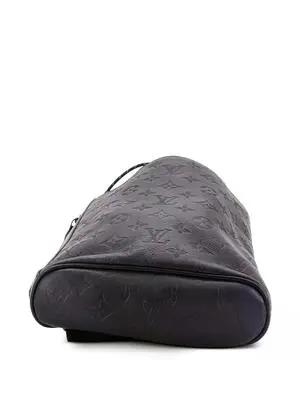 LOUIS VUITTON Chalk Sling Bag Monogram Shadow Leather Backpack