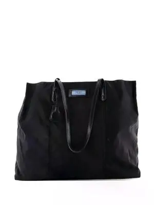 Prada Etiquette Tessuto Large Tote Bag