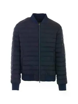 Herno Zip-up Bomber Jacket - Blue