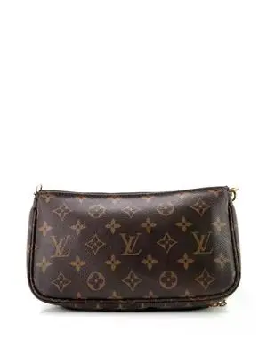 LOUIS VUITTON Multi Pochette Accessoires Monogram Canvas Crossbody Bag - Brown