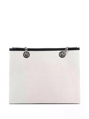 Balenciaga Cities Duty Free Printed Canvas Medium Tote Bag - Black