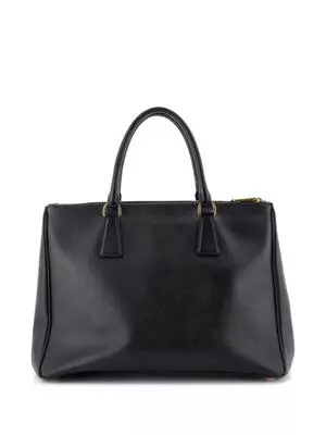 Prada Double Zip Lux Saffiano Leather Medium Tote Bag