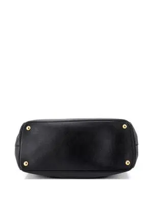 Prada Double Zip Lux Saffiano Leather Medium Tote Bag