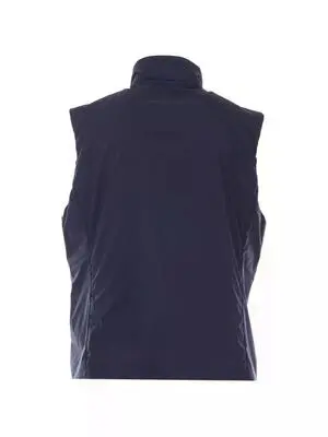 MOORER Sleeveless Vest - Blue