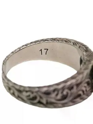 Gucci Sterling Interlocking G Arabesque Ring