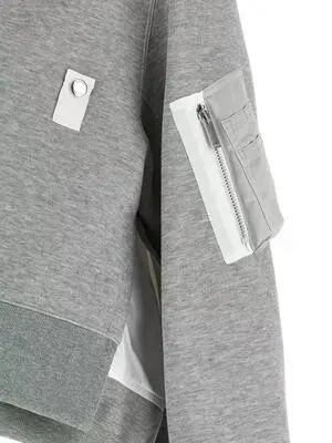 Sacai Sponge Zip-up Hoodie