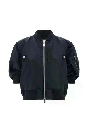 Sacai Three-quarter Sleeve Bomber Jacket - Blue