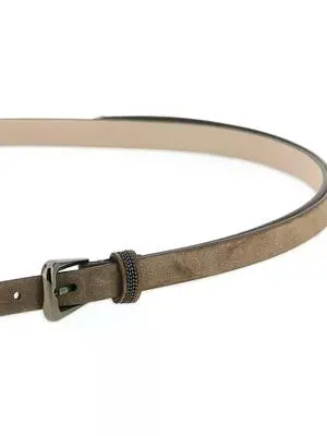 Brunello Cucinelli Monile-embellished Loop Belt