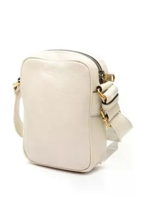 Gucci 2000-2015 Mini Grained Calfskin Logo Crossbody Bag