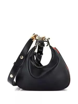 Gucci Attache Small Leather Shoulder Bag - Black