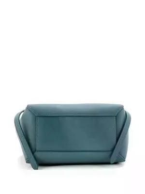 Celine Belt Bag Textured Leather Nano Shoulder Bag - Green