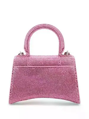Balenciaga Hourglass Xs Top Handle Crossbody Bag - Pink