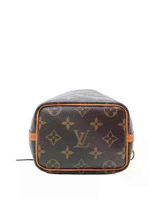 LOUIS VUITTON 2015 Monogram Nano Noe Bucket Bag