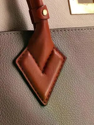 LOUIS VUITTON On My Side Monogram Tuffetage Leather Mm Tote Bag - Neutrals