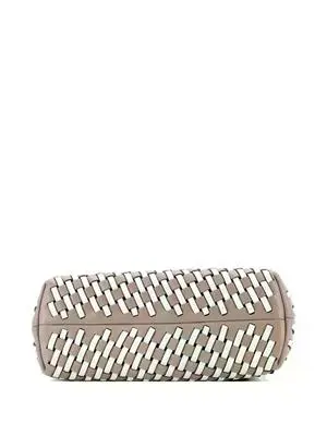 Fendi First Bag Woven Leather Clutch