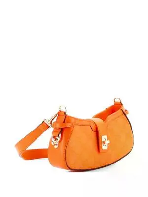 Gucci Gg Canvas Mini Shoulder Bag - Orange