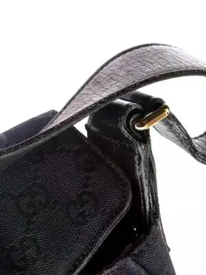 Gucci Horsebit Web Flap Gg Canvas Mini Shoulder Bag