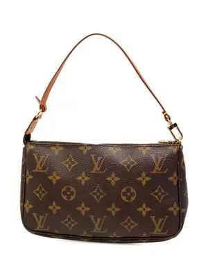 LOUIS VUITTON 2001 Monogram Pochette Accessoires Shoulder Bag