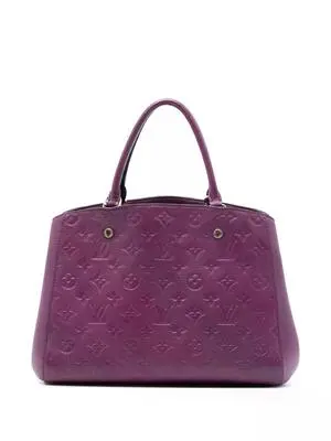 LOUIS VUITTON 2014 Monogram Empreinte Montaigne Mm Satchel