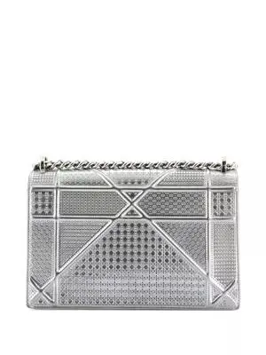 DIOR Diorama Flap Bag Cannage Embossed Calfskin Medium