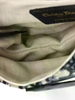 Dior Saddle Handbag Oblique Canvas Mini - Blue