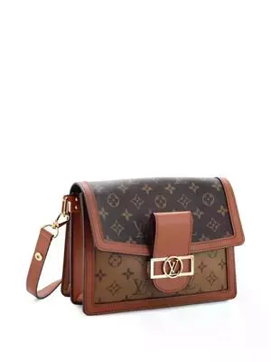 LOUIS VUITTON Dauphine Reverse Monogram Canvas Mm Shoulder Bag