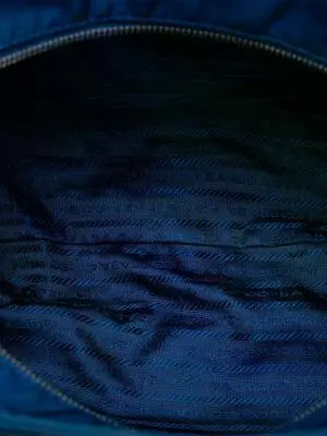 Prada Vitello Trimmed Tessuto Satchel