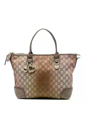 Gucci Gg Lurex Heart Bit Satchel