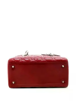 Dior Lady Medium Satchel Cannage Quilt Patent