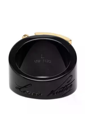 LOUIS VUITTON 2010 Resin Lock Me Costume Ring