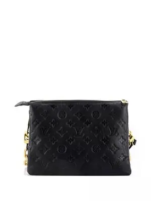 LOUIS VUITTON Coussin Pm Embossed Lambskin Crossbody Bag - Black