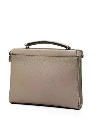 Fendi Sue Tilley Mini Peekaboo Satchel Calfskin Romano Selleria Banana Printed - Brown