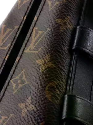 LOUIS VUITTON Trianon Handbag Monogram Canvas Pm Satchel - Black