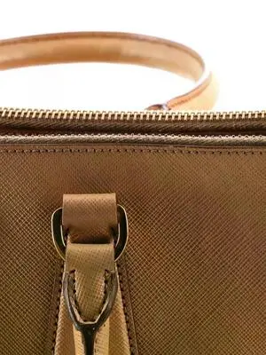 Prada Double Zip Large Tote Bag - Neutrals