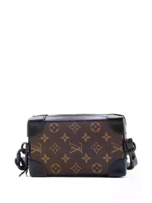 LOUIS VUITTON Soft Trunk Phone Box Monogram Crossbody Bag