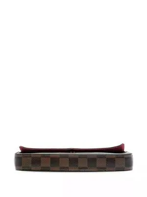 LOUIS VUITTON Damier Ebene Pochette Felicie - Brown