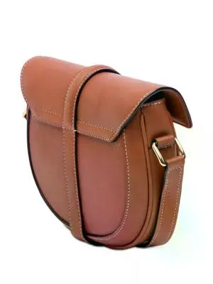 Celine Small Calfskin Besace 16 Crossbody Bag - Brown