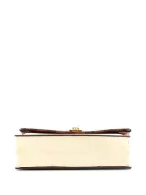 LOUIS VUITTON Vavin Chain Wallet Nm Damier With Leather Crossbody Bag - Brown