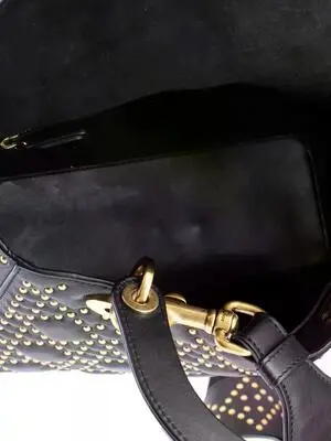 Dior Supple Lady Cannage Studded Lambskin Medium Satchel