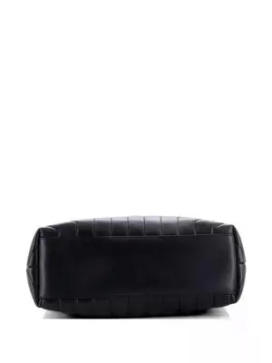 Saint Laurent Loulou Matelassé Chevron Leather Medium Shoulder Bag - Black