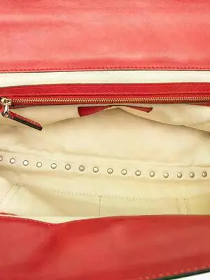 Valentino Garavani 2000-2025 Medium Leather Rockstud Trapeze Flap Satchel