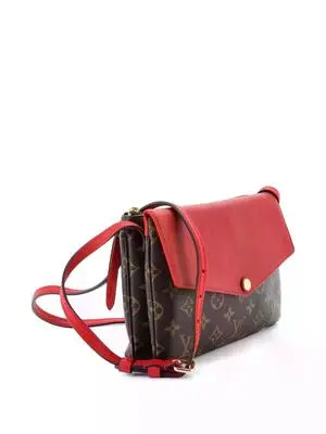 LOUIS VUITTON Monogram Canvas And Leather Crossbody Bag - Brown
