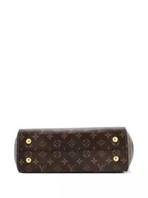LOUIS VUITTON Cluny Top Handle Mm Shoulder Bag Monogram Canvas - Blue