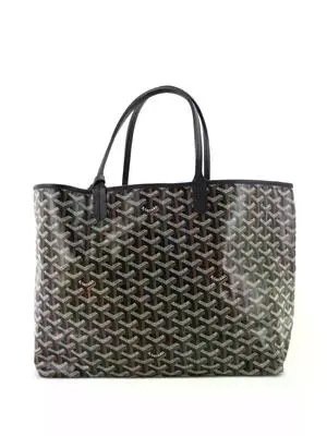 Goyard Saint Louis Coated Canvas Pm Tote Bag - Black